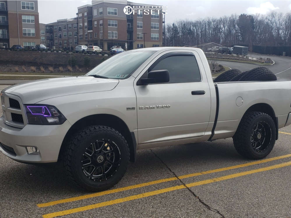 2011 Ram 1500 with 20x10 -24 Anthem Off-Road Gunner and 305/55R20 ...