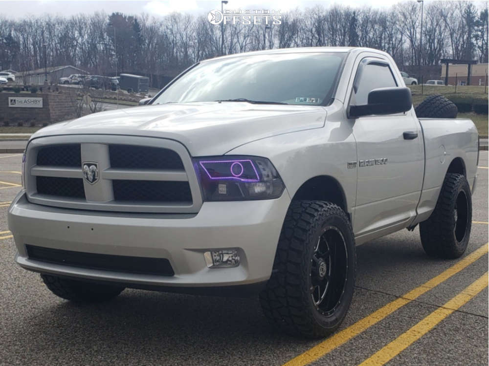 2011 Ram 1500 with 20x10 -24 Anthem Off-Road Gunner and 305/55R20 ...