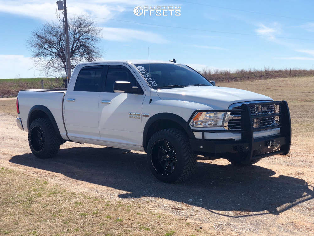 2016 Ram 1500 with 20x12 -44 Ballistic Rage and 33/12.5R20 Atturo Trail ...