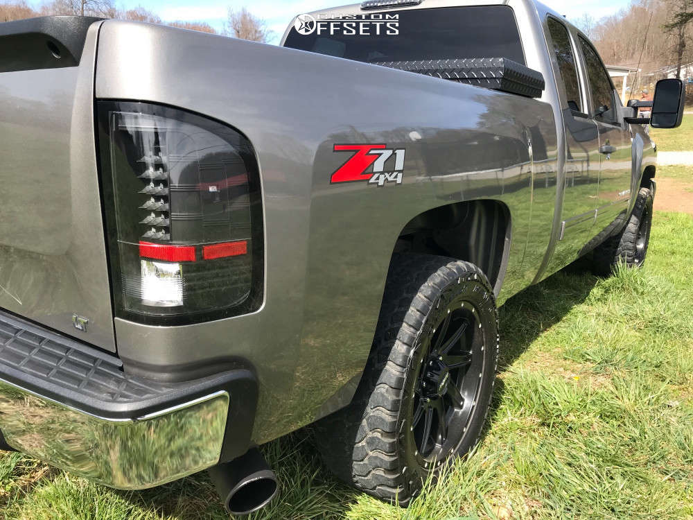2012 Chevrolet Silverado 1500 with 20x9 10 MKW M97 and 33/12.5R20 ...