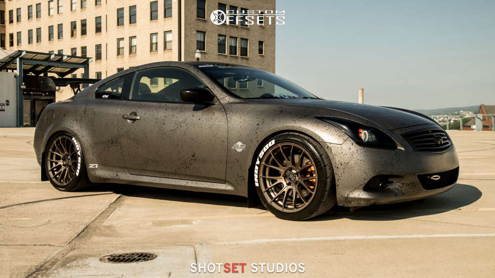 2013 INFINITI G37 with 19x9.5 45 Bremmer Kraft BR09 and 275/35R19 ...