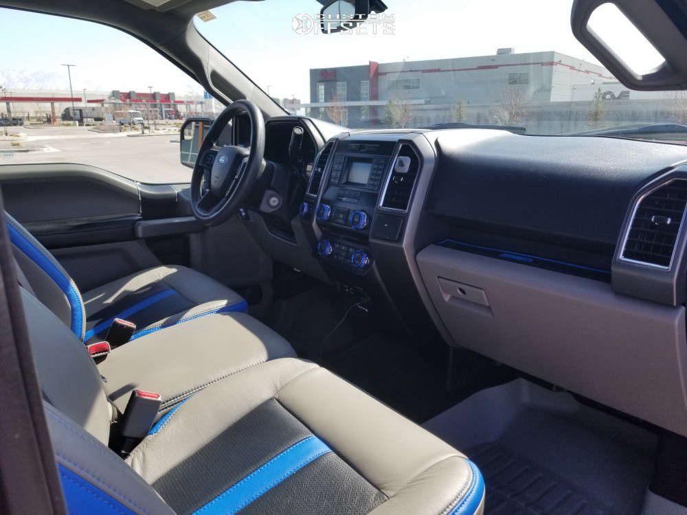 2015 Ford F-150 with 20x10 -25 Vision Rebel and 295/60R20 Atturo Trail ...