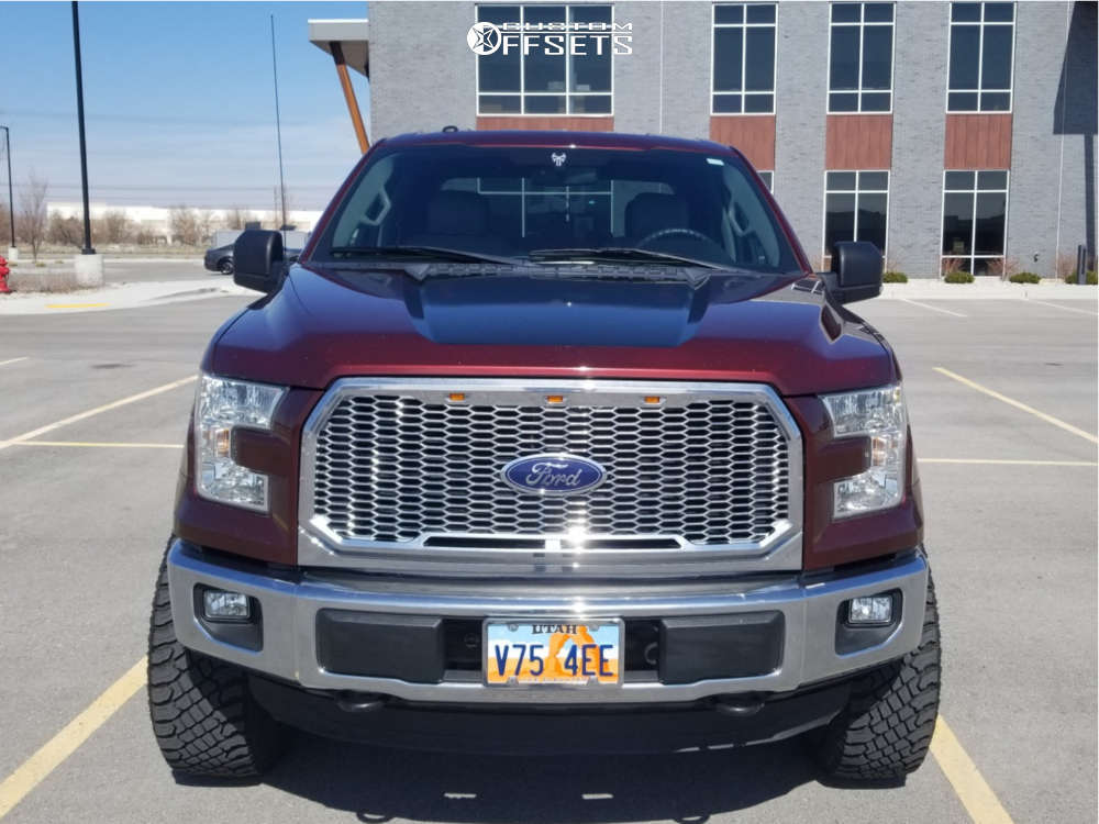 2015 Ford F-150 with 20x10 -25 Vision Rebel and 295/60R20 Atturo Trail ...