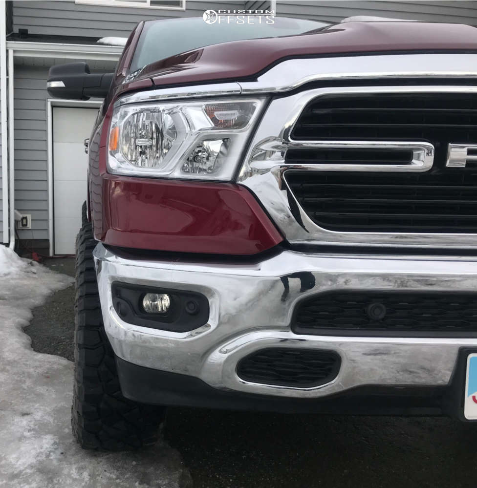 2019 Ram 1500 with 18x9 -12 Method Nv and 35/12.5R18 Nitto Ridge ...