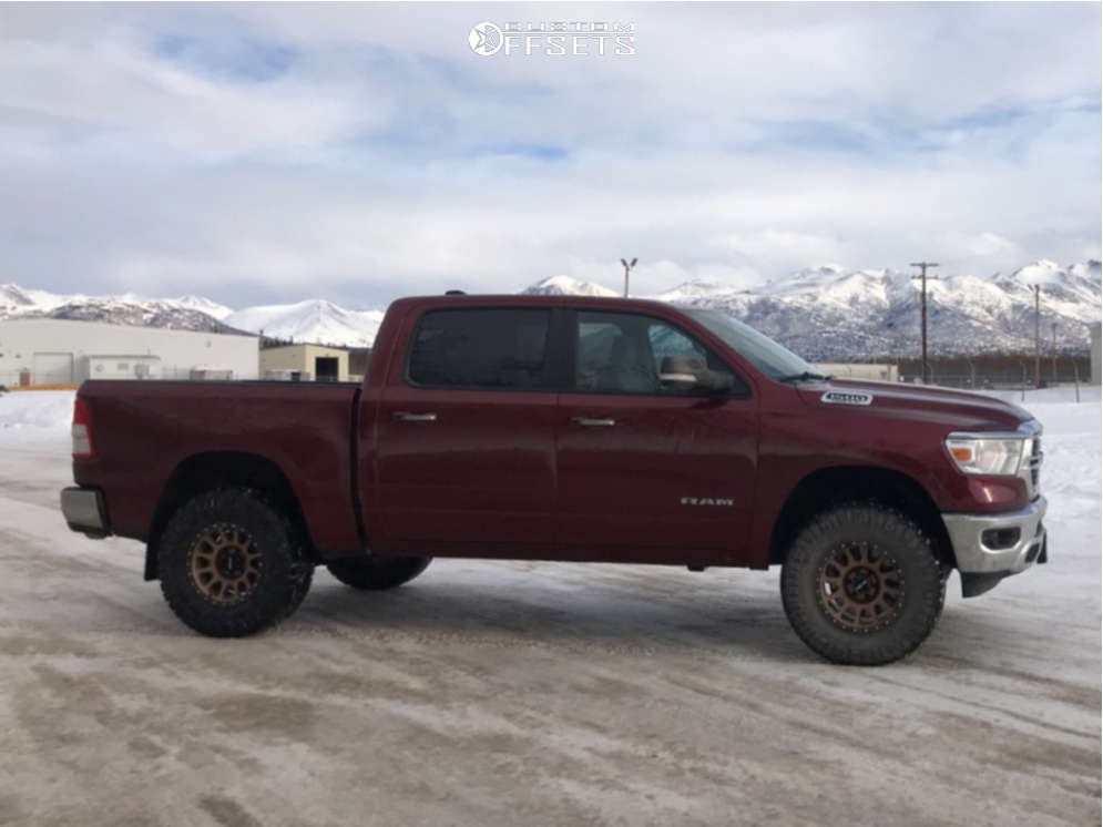 2019 Ram 1500 with 18x9 -12 Method Nv and 35/12.5R18 Nitto Ridge ...
