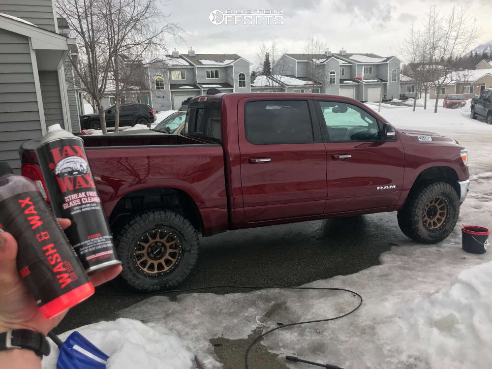 2019 Ram 1500 with 18x9 -12 Method Nv and 35/12.5R18 Nitto Ridge ...