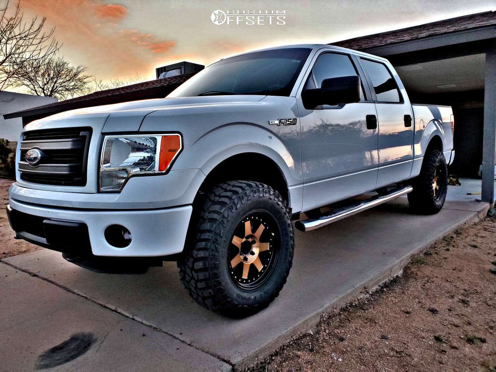 18" Mayhem Prodigy 8300 Black Bronze Tint Wheel 18x9 6x135 0mm Ford ...