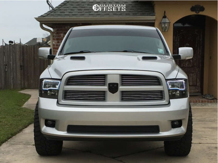 2010 Ram 1500 with 20x10 -24 Hostile Sprocket and 305/55R20 Mastercraft ...