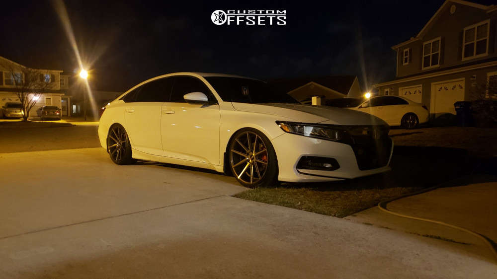 2018 Honda Accord with 20x10 40 F1R F27 and 245/35R20 Toyo Tires ...