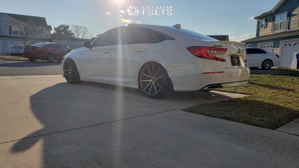 2018 Honda Accord with 20x10 40 F1R F27 and 245/35R20 Toyo Tires ...