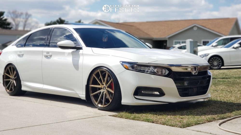 2018 Honda Accord with 20x10 40 F1R F27 and 245/35R20 Toyo Tires ...
