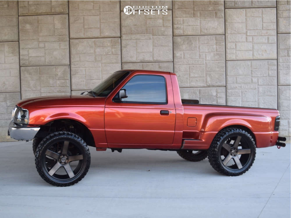 1999 Ford Ranger with 22x8.5 35 DUB Baller and 33/12.5R22 Haida Mud ...