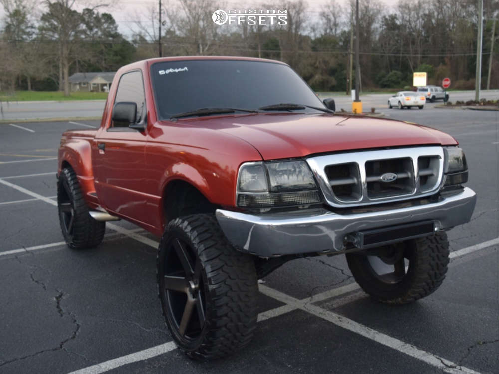 1999 Ford Ranger with 22x8.5 35 DUB Baller and 33/12.5R22 Haida Mud ...