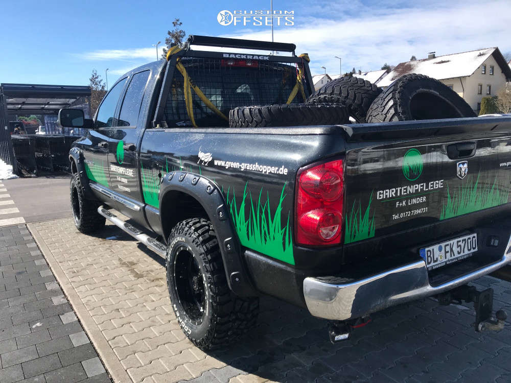 2008 Dodge Ram 1500 with 18x10 -24 Tuff T15 and 305/60R18 Cooper ...
