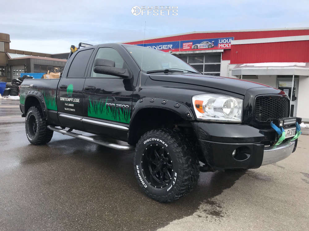 2008 Dodge Ram 1500 with 18x10 -24 Tuff T15 and 305/60R18 Cooper ...