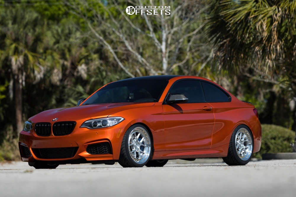 2015 BMW M235i with 18x8.5 35 BC Forged LE52 and 225/35R18 Federal ...