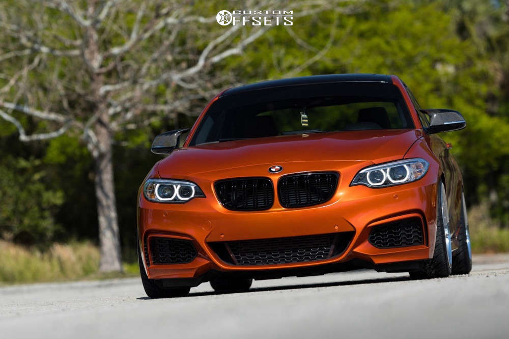 2015 BMW M235i with 18x8.5 35 BC Forged LE52 and 225/35R18 Federal ...