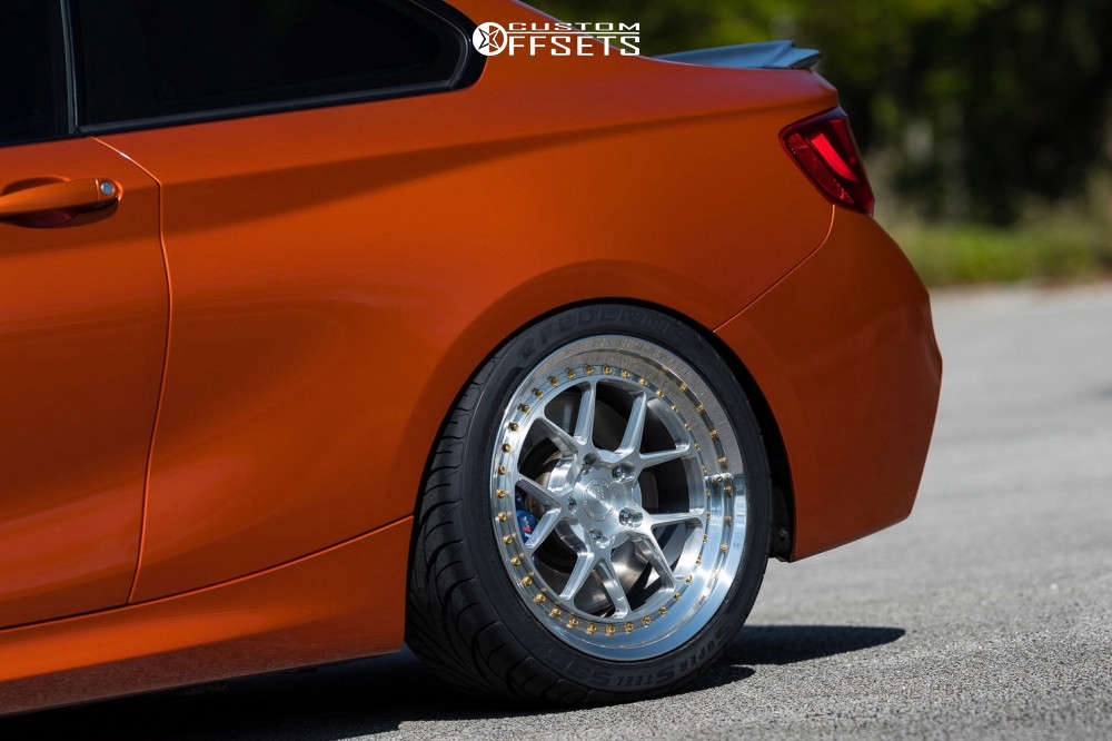 2015 BMW M235i with 18x8.5 35 BC Forged LE52 and 225/35R18 Federal ...