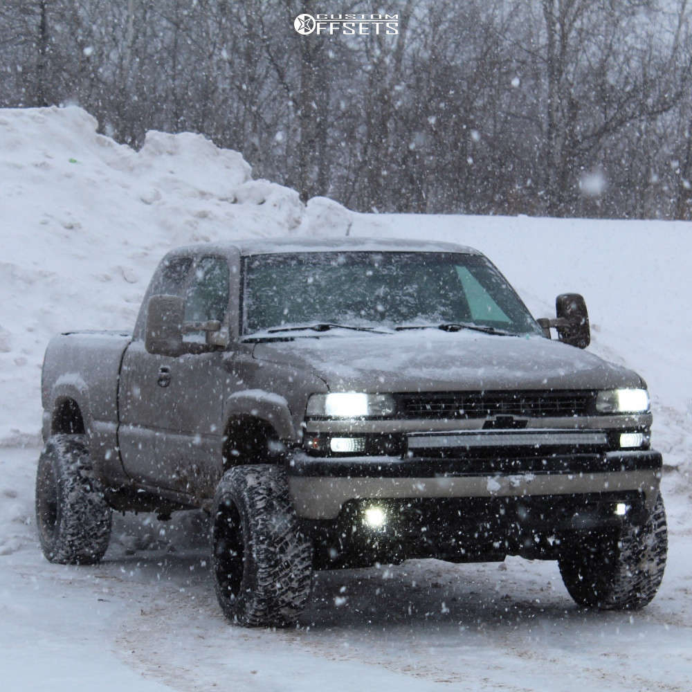 2000 Chevrolet Silverado 1500 with 20x12 -51 Vision Bomb and 33/12.5R20 ...