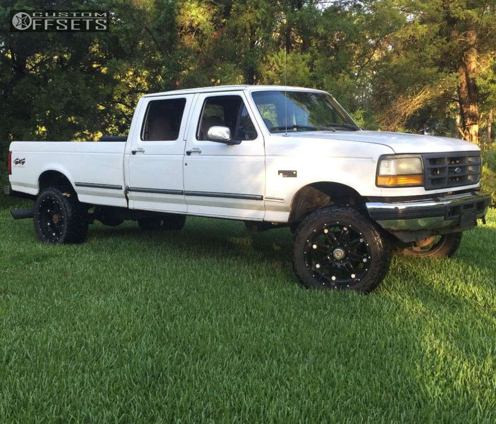 1997 Ford F-350 with 22x11 -44 Fuel Hostage and 35/12.5R22 Toyo Tires ...