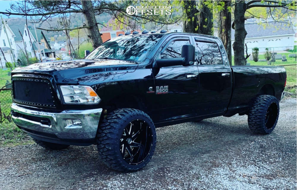 2013 Ram 2500 with 24x14 -76 Hardcore Offroad Hc08 and 375/40R24 Atturo ...
