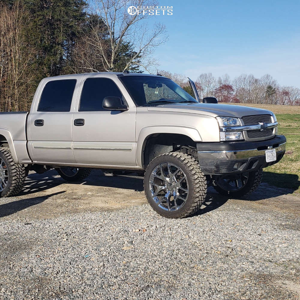 2004 Chevrolet Silverado 1500 with 24x10 31 OE Performance 169 and 35/ ...