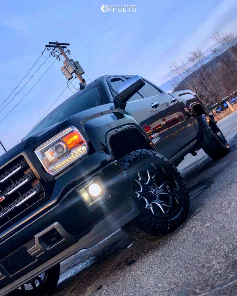 2015 GMC Sierra 1500 with 20x10 -19 Hostile Rage and 275/55R20 Nitto ...
