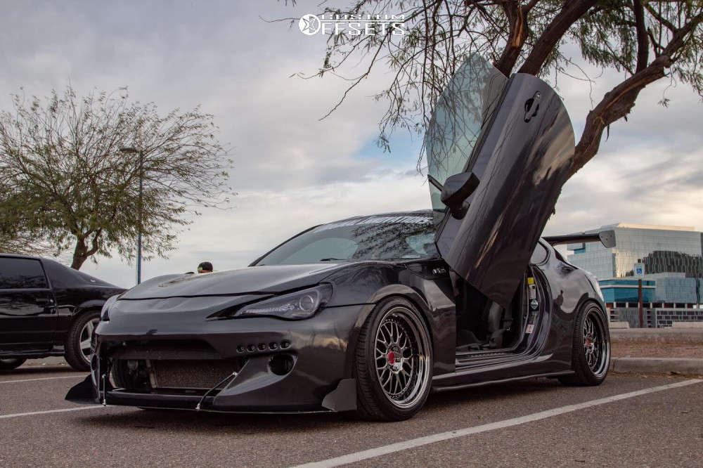 2013 Scion FR-S Nearly Flush Coilovers | Custom Offsets