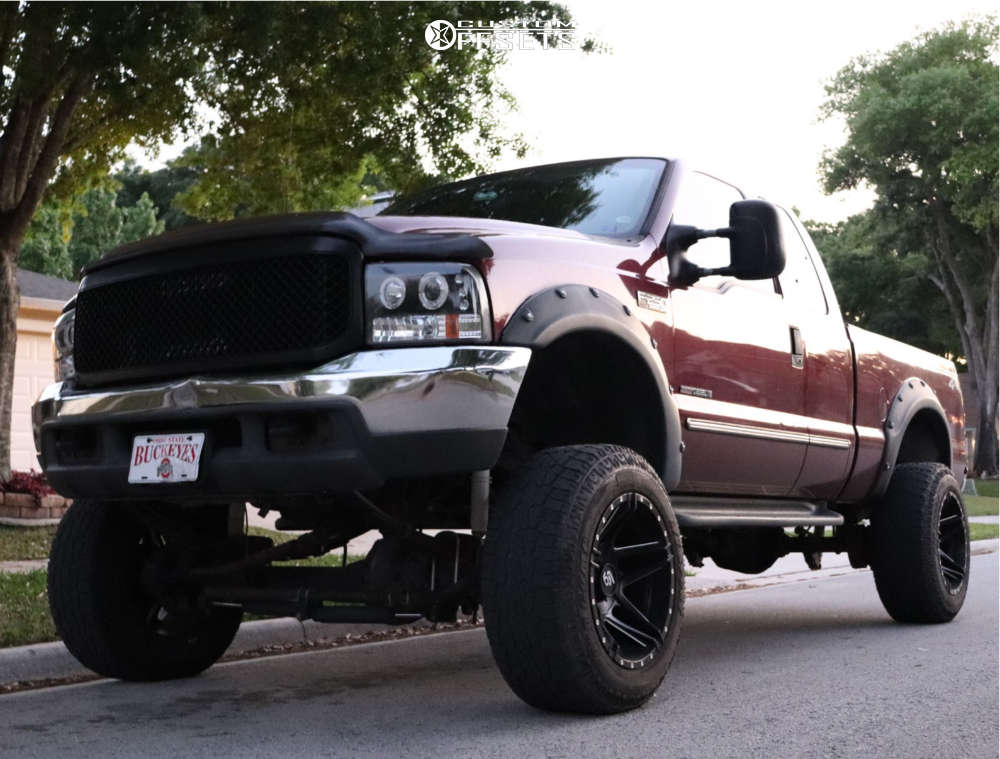 2000 Ford F-250 Super Duty with 24x12 -44 LRG 109 and 35/12.5R24 Pro ...