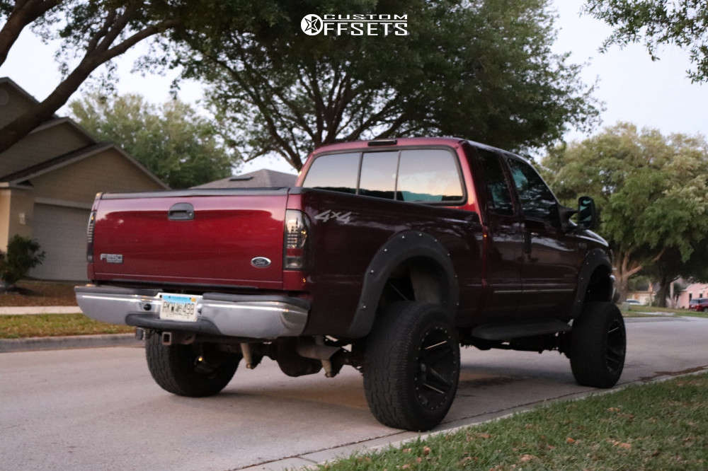 2000 Ford F-250 Super Duty with 24x12 -44 LRG 109 and 35/12.5R24 Pro ...