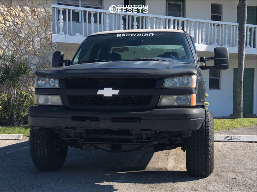 2004 Chevrolet Silverado 1500 with 16x10 -38 Pro Comp Series 252 and ...
