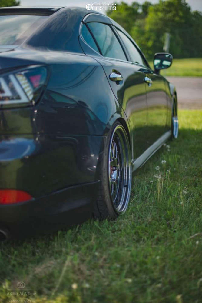 2008 Lexus IS250 with 19x9.5 38 ESR Sr01 and 225/35R19 Achilles Atr ...