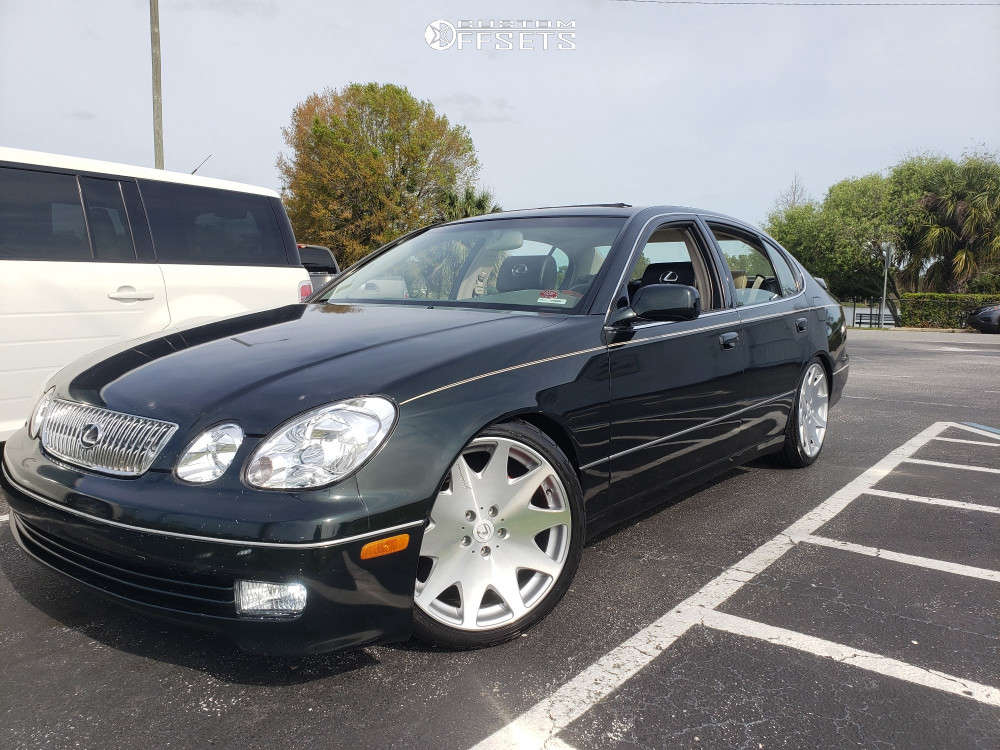 2001 Lexus GS300 with 19x8.5 35 MRR Hr3 and 225/40R19 Federal 595 Rpm ...