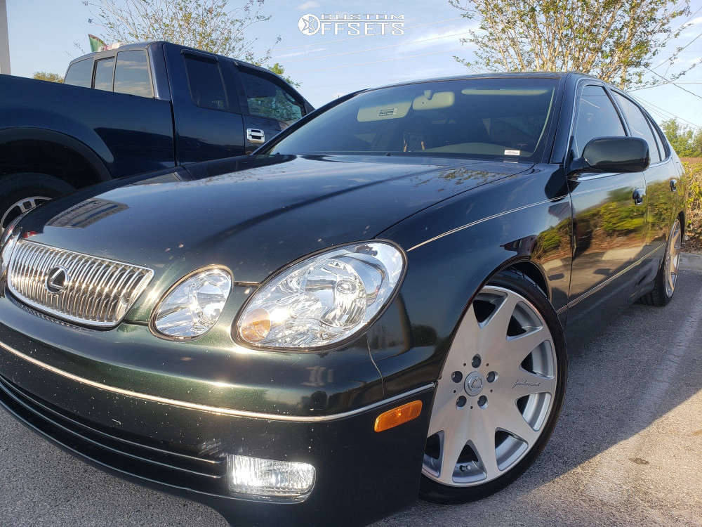 2001 Lexus GS300 with 19x8.5 35 MRR Hr3 and 225/40R19 Federal 595 Rpm ...