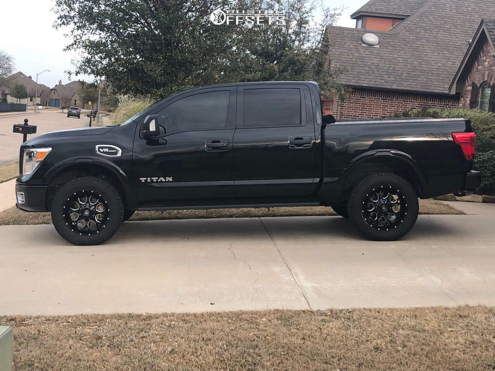 2017 Nissan Titan with 20x9 0 Mayhem Warrior and 275/60R20 Cooper ...