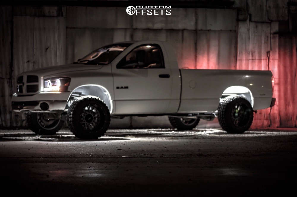 2008 Dodge Ram 1500 with 20x12 -51 Vision Rocker and 33/12.5R20 Federal ...