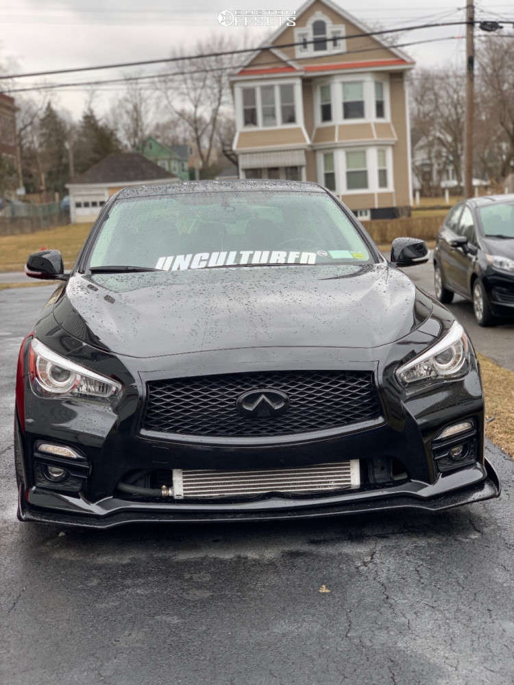 2016 INFINITI Q50 with 19x9.5 25 Gram Lights 57CR and 255/40R19 ...