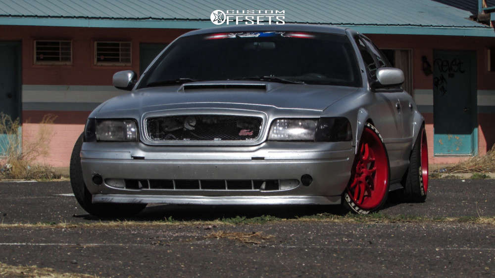 2008 Ford Crown Victoria with 20x9 13 XXR 526 and 245/35R20 Nitto Nt555 ...