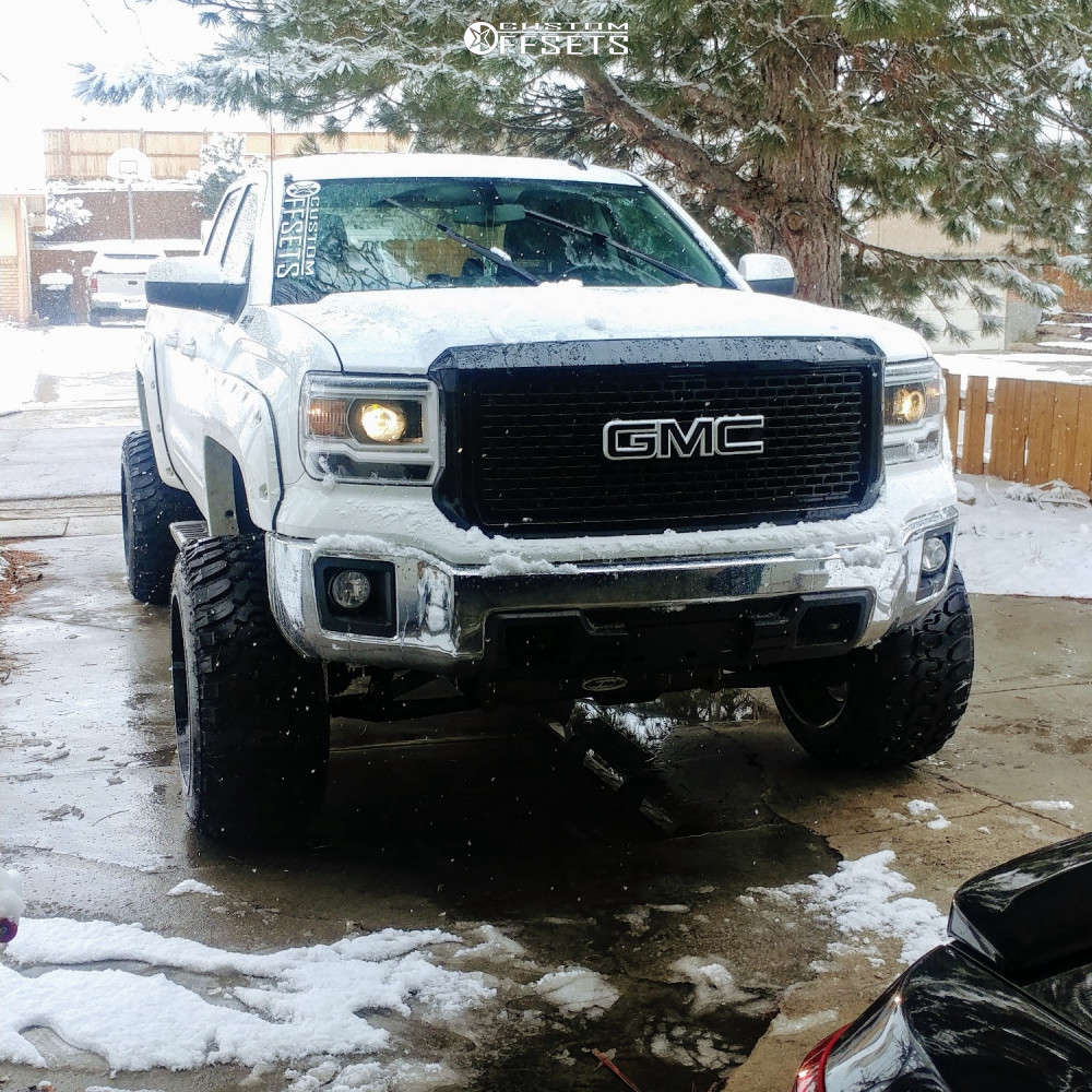 2014 GMC Sierra 1500 with 22x14 -76 Dropstars 652bm and 35/13.5R22 ...