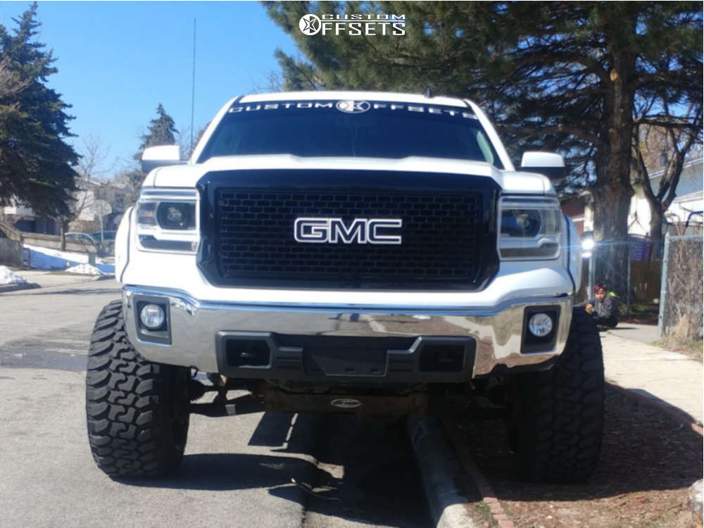 2014 GMC Sierra 1500 with 22x14 -76 Dropstars 652bm and 35/13.5R22 ...