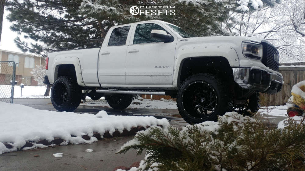 2014 GMC Sierra 1500 with 22x14 -76 Dropstars 652bm and 35/13.5R22 ...