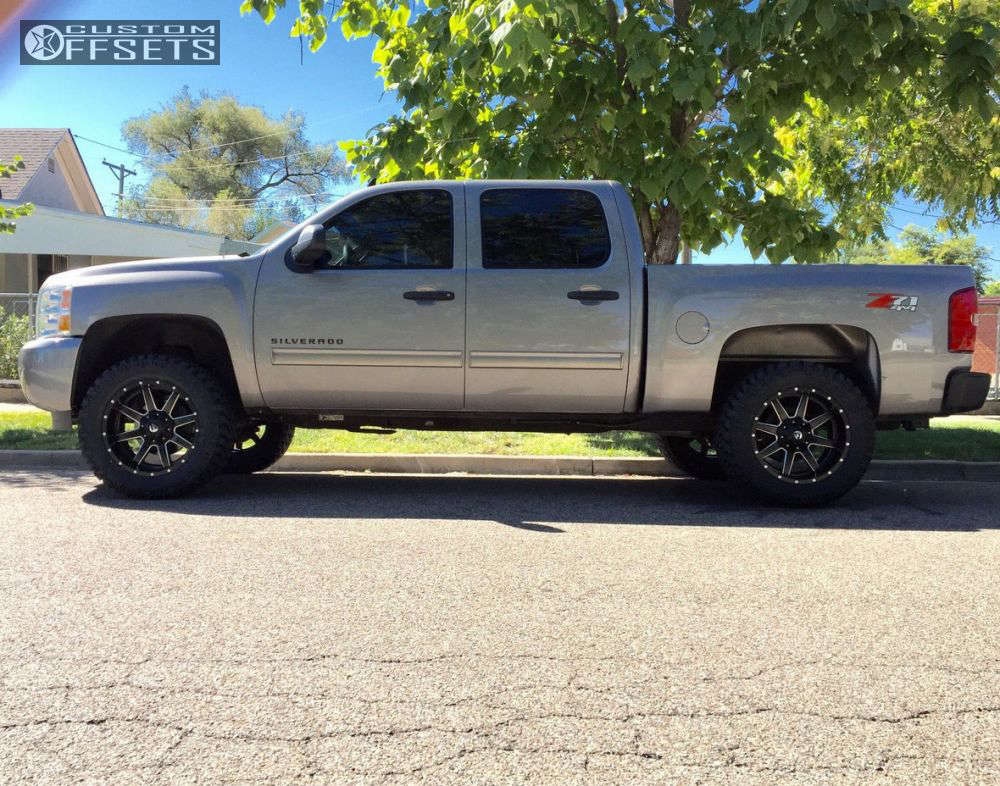 2013 Chevrolet Silverado 1500 with 20x10 -24 Fuel Maverick D538 and 305 ...