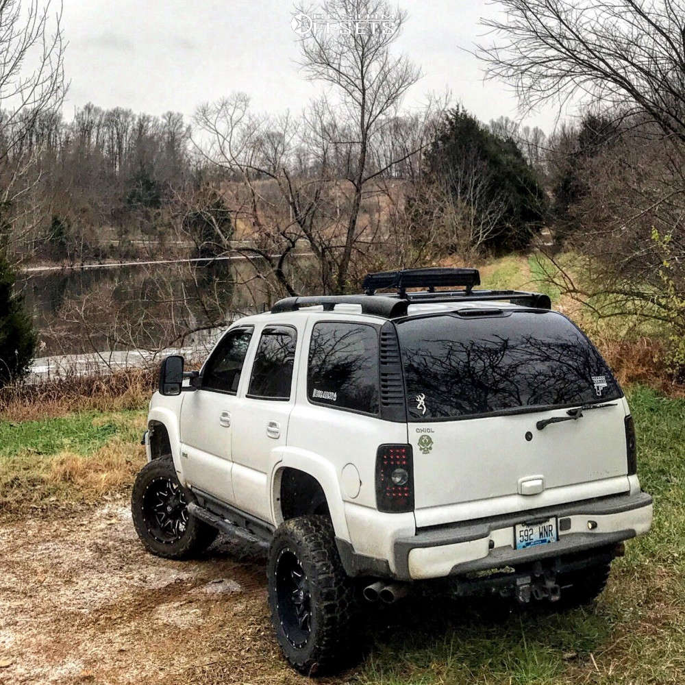 2002 Chevrolet Tahoe with 20x10 -10 Fuel Lethal and 35/12.5R20 ...