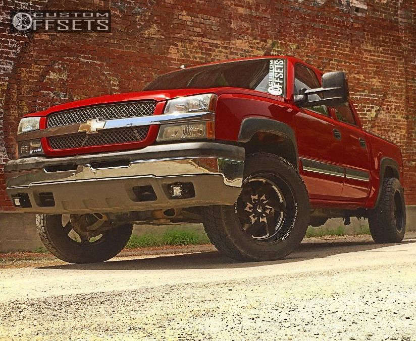 2005 Chevrolet Silverado 1500 Wheel Offset Super Aggressive 3"-5 ...