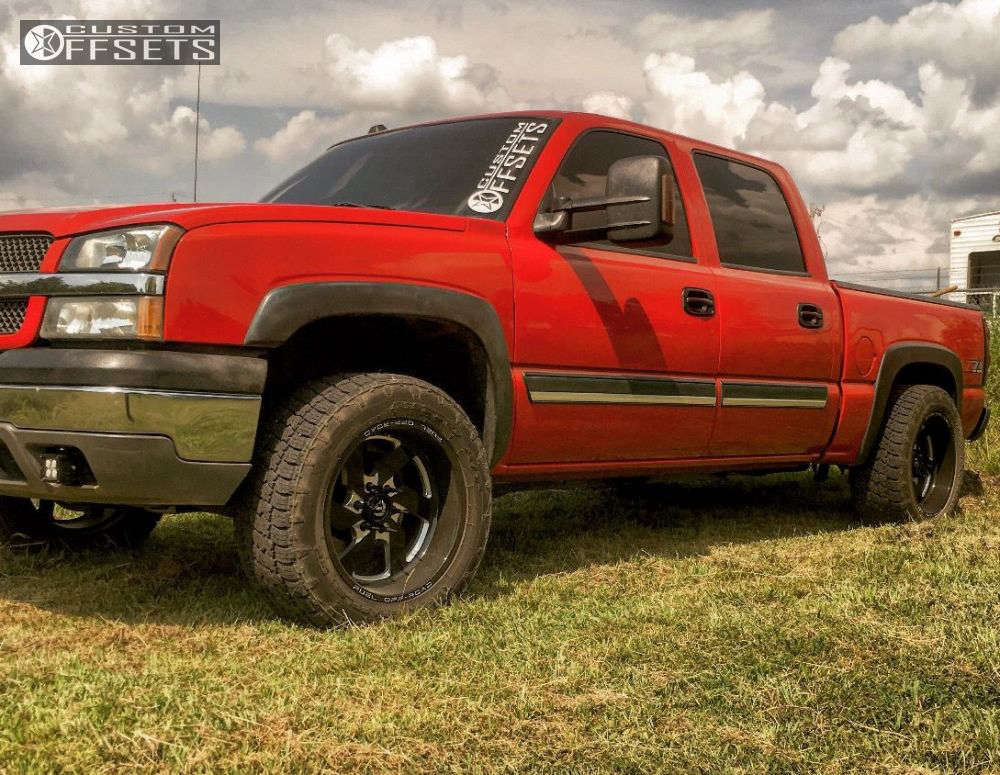 2005 Chevrolet Silverado 1500 Wheel Offset Super Aggressive 3"-5 ...