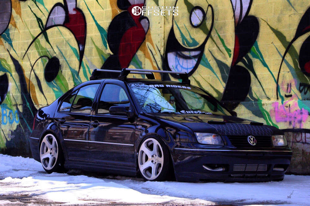 Slammed Jetta Mk4 Sitting Low On Rotiform Custom Wheels