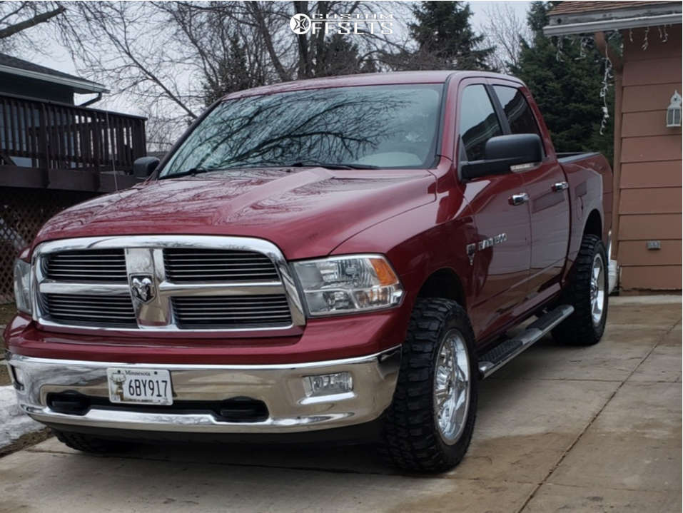 2011 Ram 1500 with 20x10 -12 RBP 73r and 33/12.5R20 Federal Couragia Mt ...