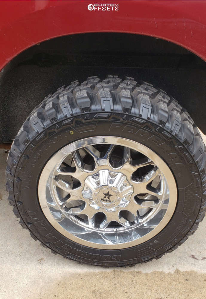 2011 Ram 1500 with 20x10 -12 RBP 73r and 33/12.5R20 Federal Couragia Mt ...