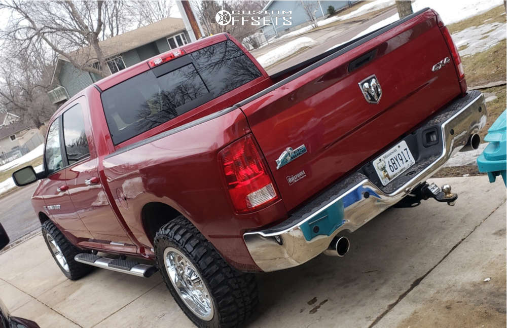 2011 Ram 1500 with 20x10 -12 RBP 73r and 33/12.5R20 Federal Couragia Mt ...