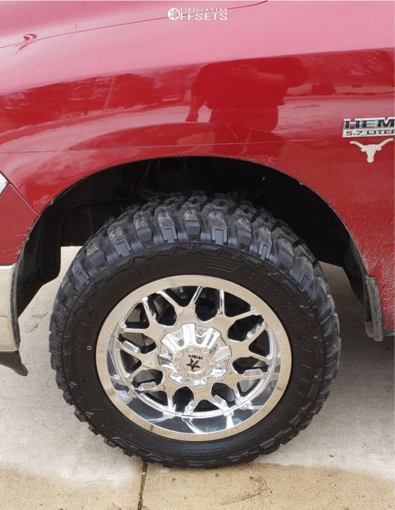 2011 Ram 1500 with 20x10 -12 RBP 73r and 33/12.5R20 Federal Couragia Mt ...